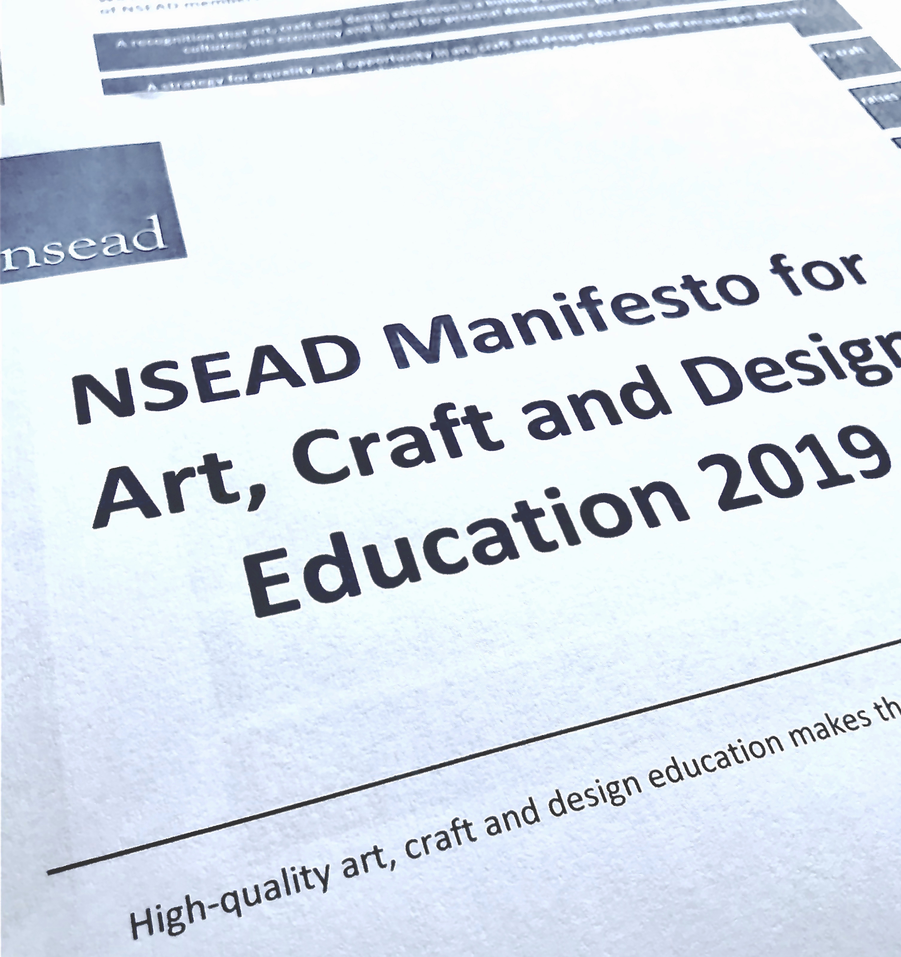 The NSEAD's Manifesto for real change, for our subject | NSEAD