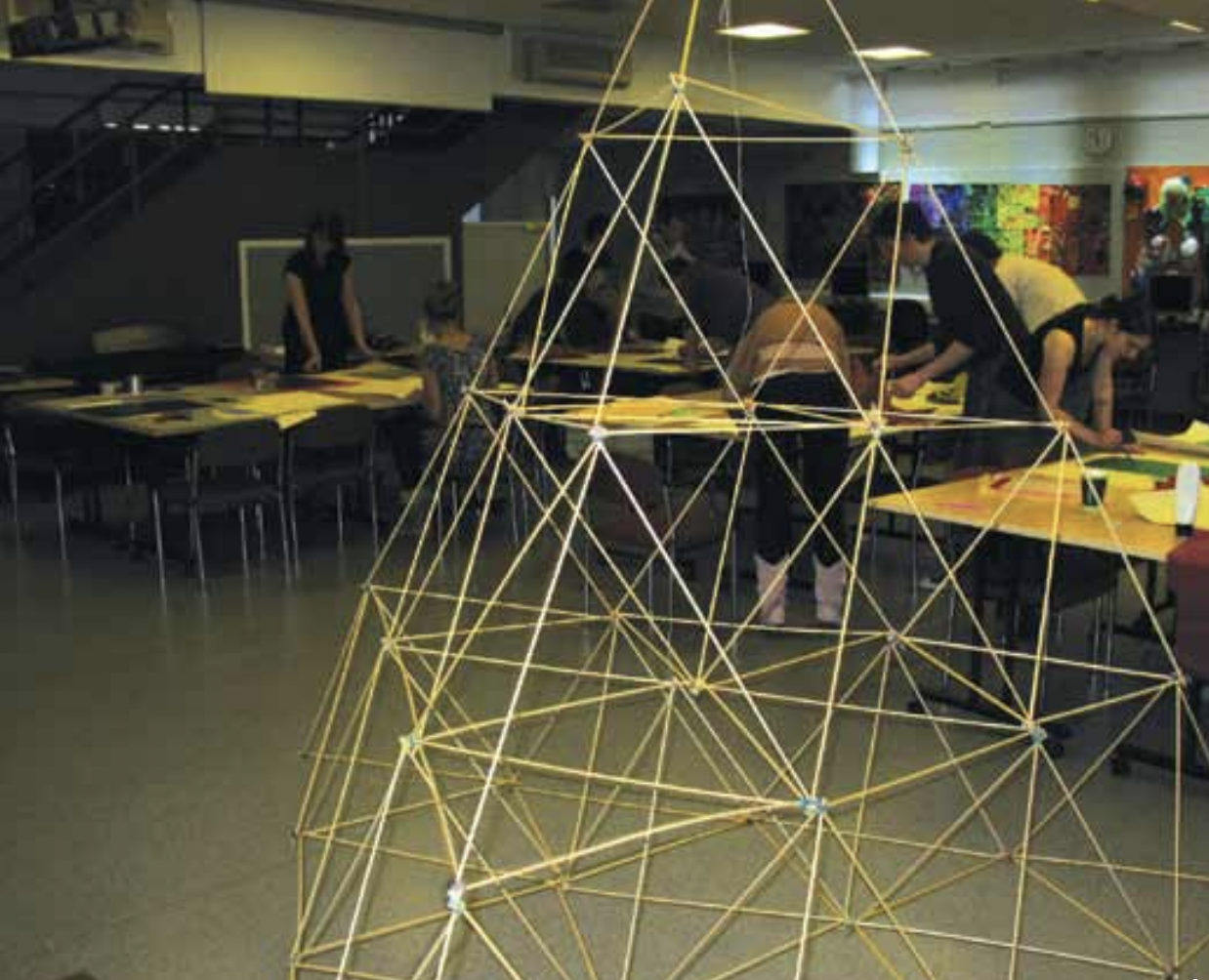 An activity to link art with maths: Building a triangular-based pyramid ...