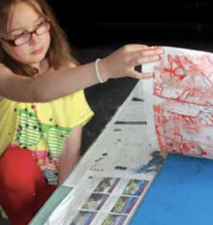 Introduce a more challenging monoprint activity to KS2 pupils | NSEAD